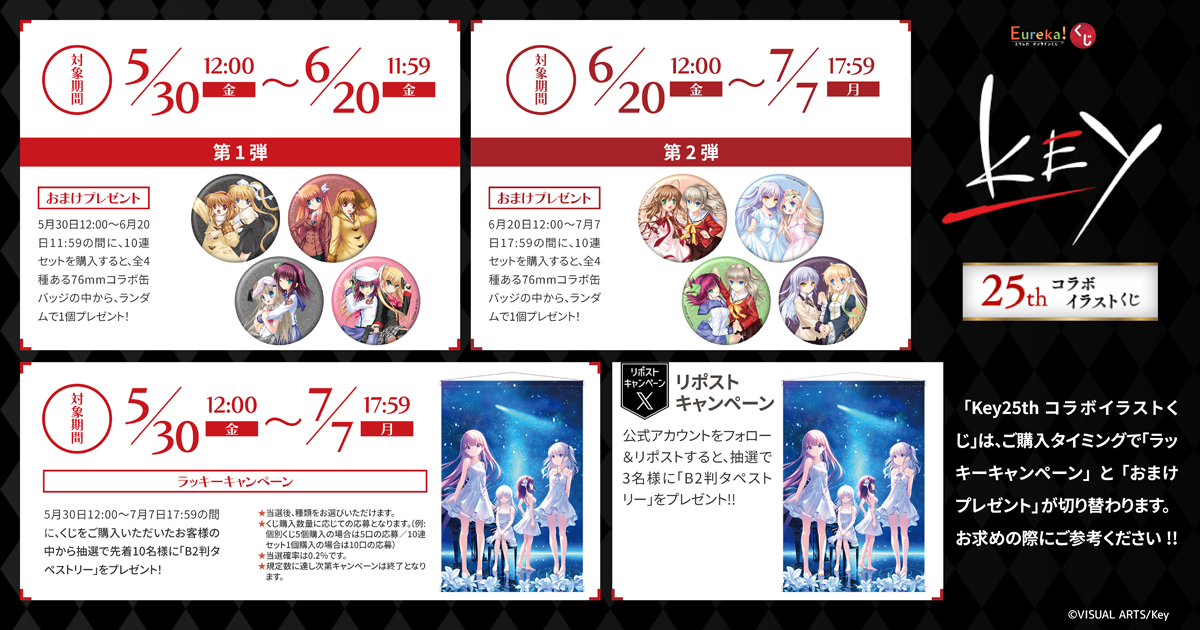 Key25thコラボイラストくじ – daypro